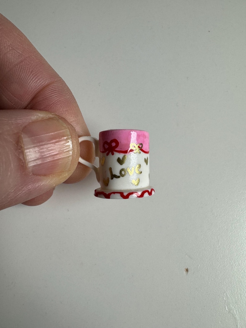 1:8th Scale Valentines Miniature Pottery, Jayne Redmond Love Inspired ...