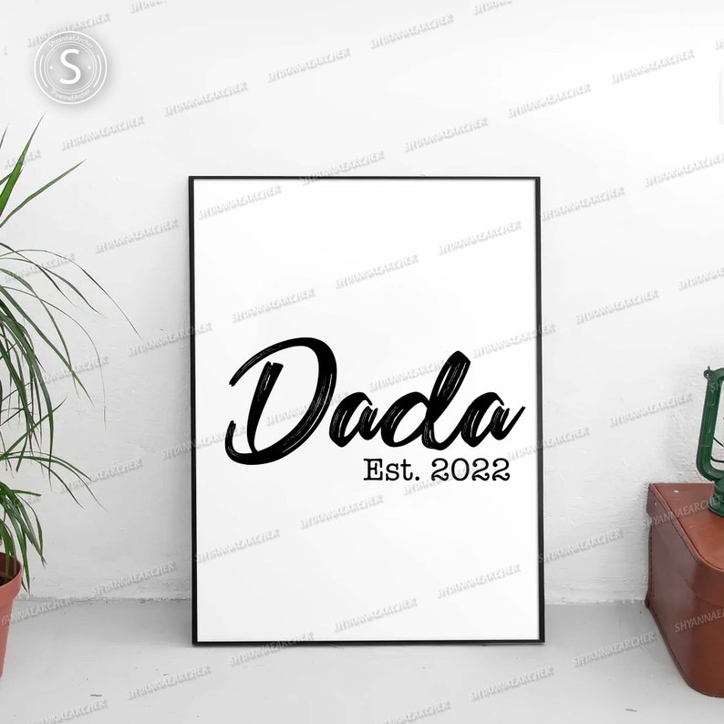 Dad Established Svg Bundle Father's Day Svg Gift for New | Etsy