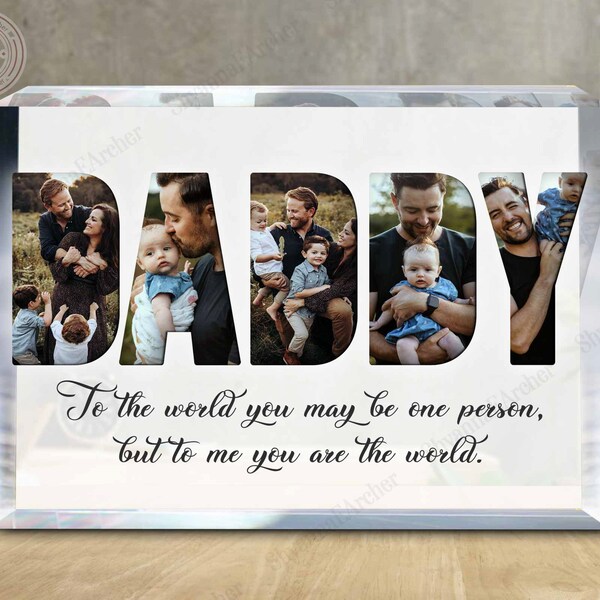 Fathers Day Blocks - Etsy