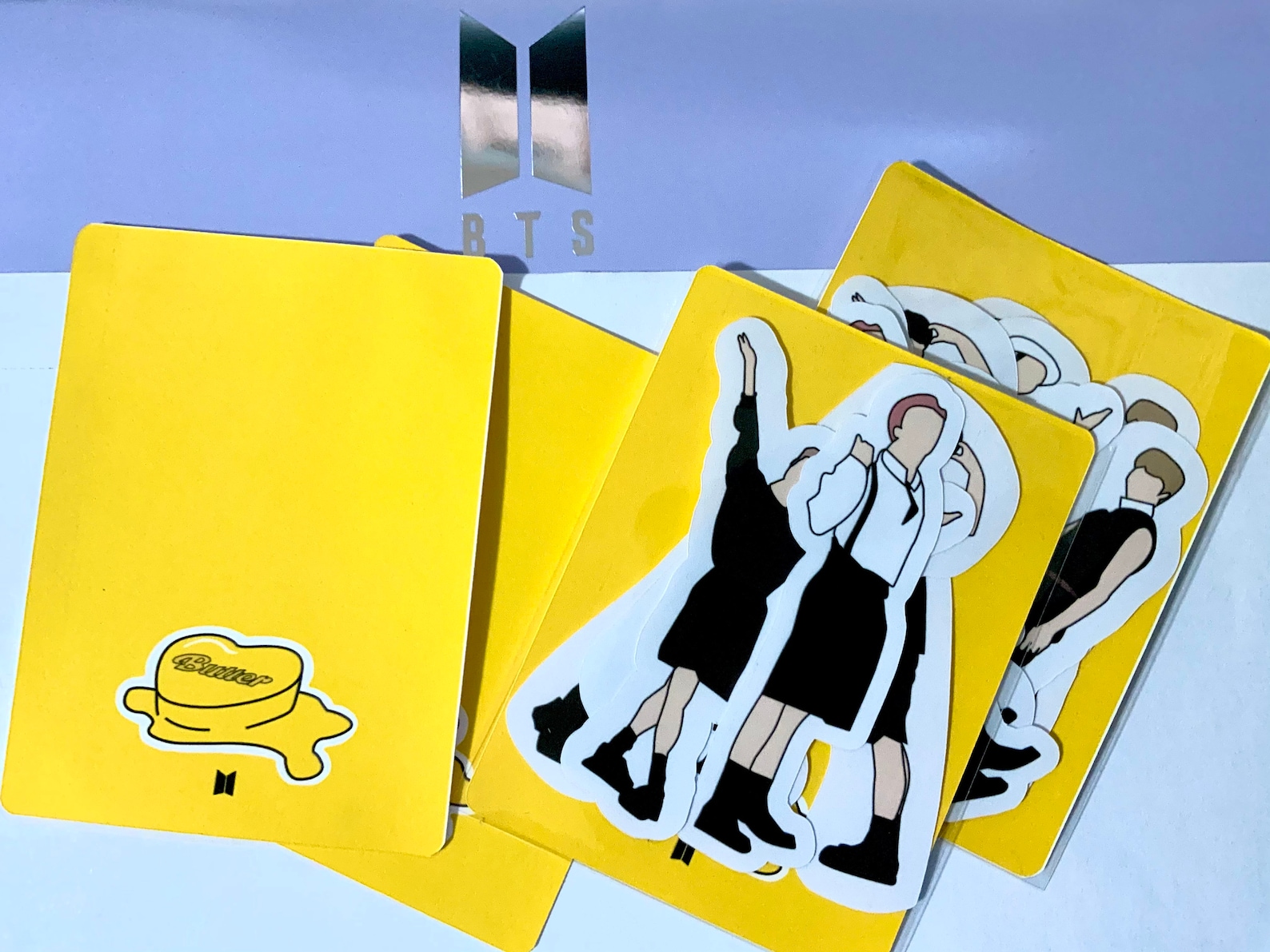 BTS Butter Stickers of All 7 Members OT7 Fan Art - Etsy