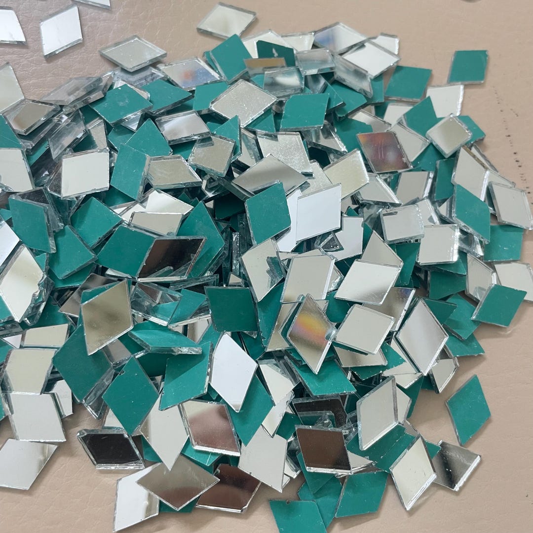 Diamond Mirror Patches, Shisha Embroidery Tiles, Dress Craft Supplies ...