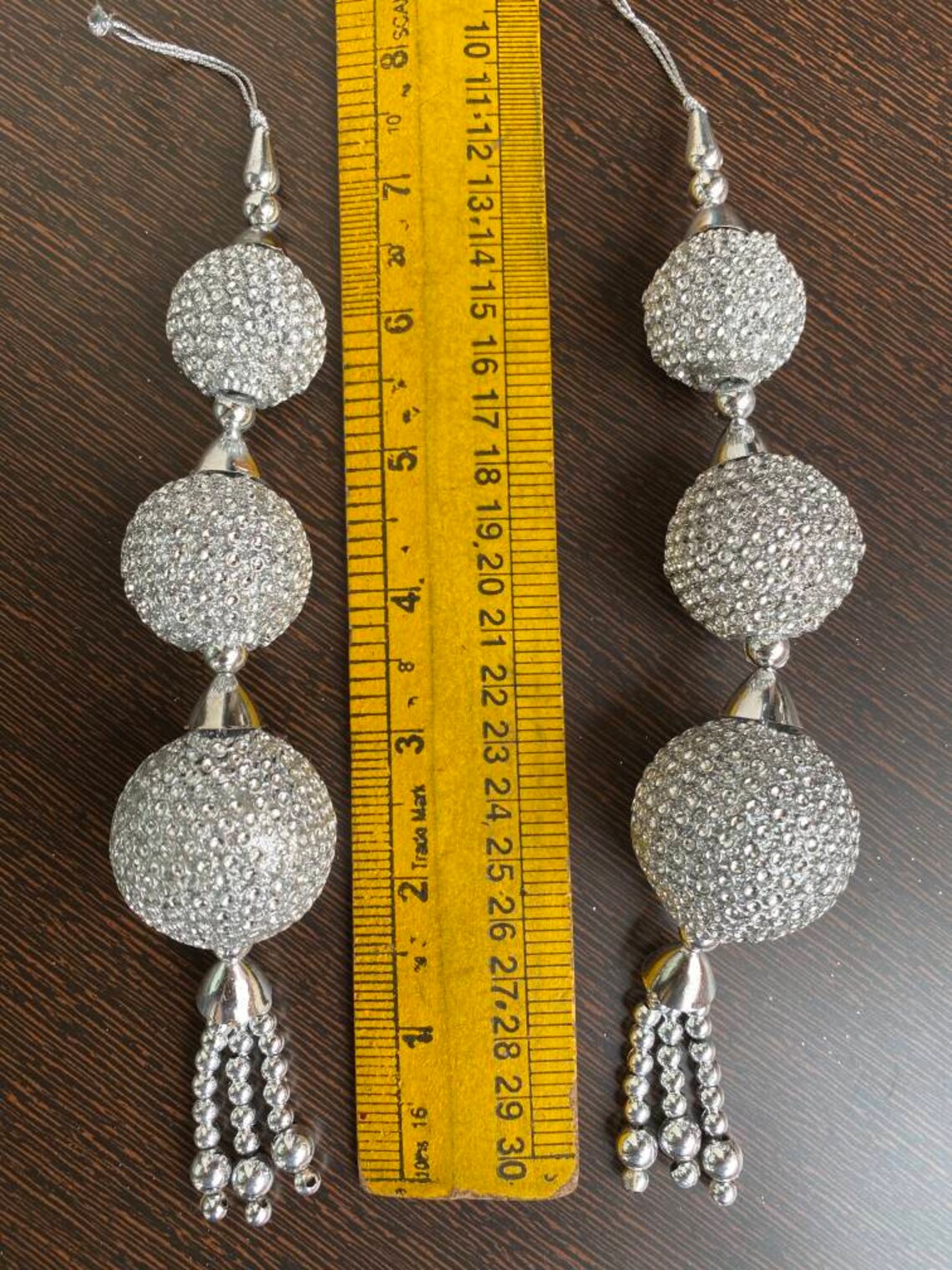 Silver Hanging Tassels Latkan for Lehenga Dresses Handbags Blouses ...