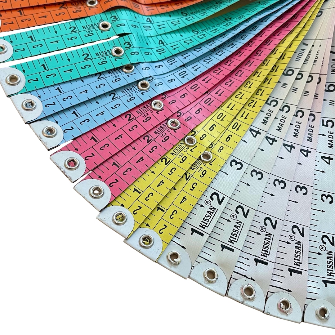Measuring Tape Dual Scale Inches & Cm Tailor's Measurement Soft Ruler ...