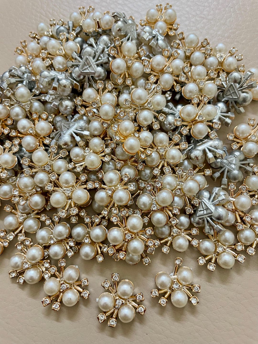 25 Pcs Pack Pearls Appliqué Patches for DIY Projects - Etsy