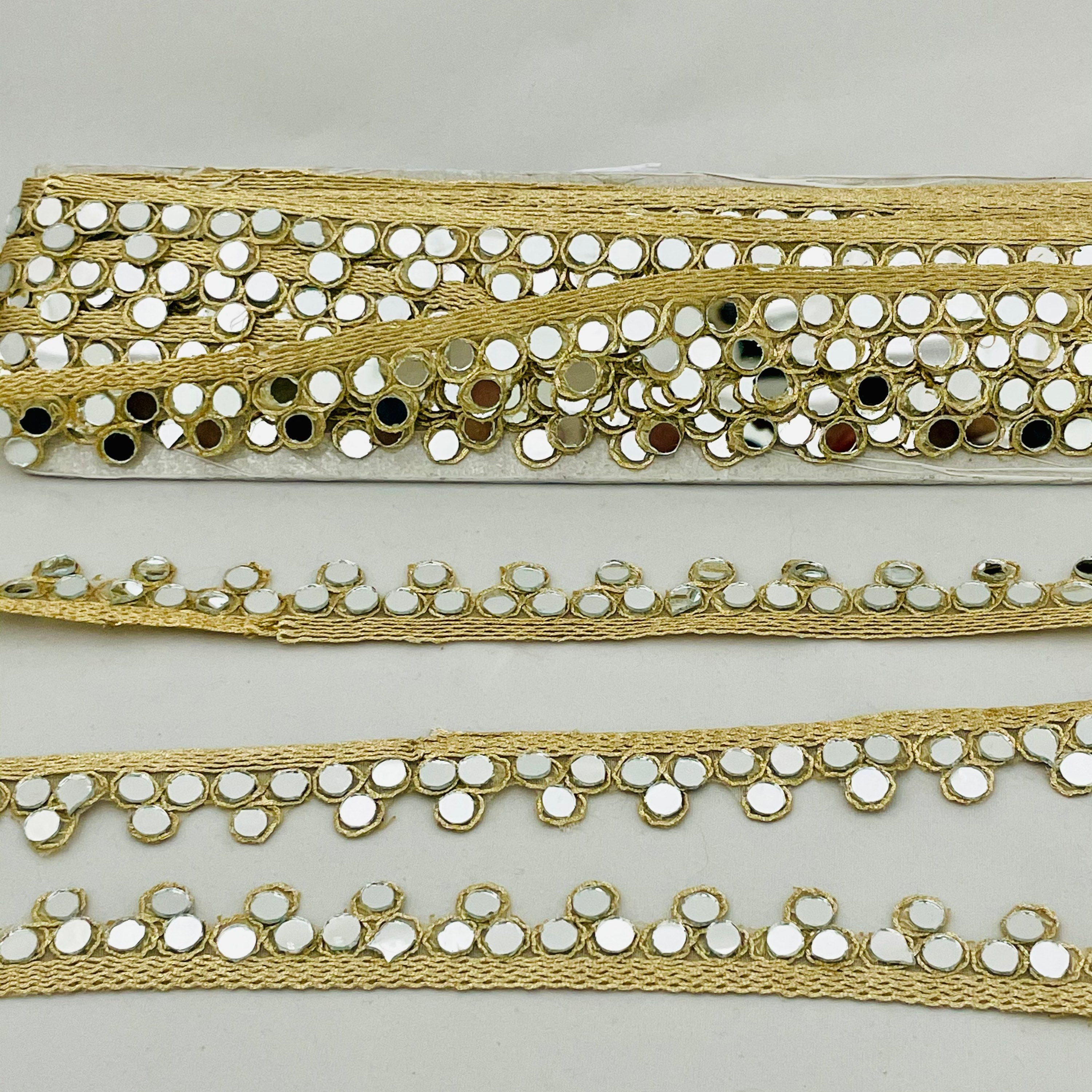 Mirror Lace Wedding Dress 9 Yards Decorative Trim Border for | Etsy