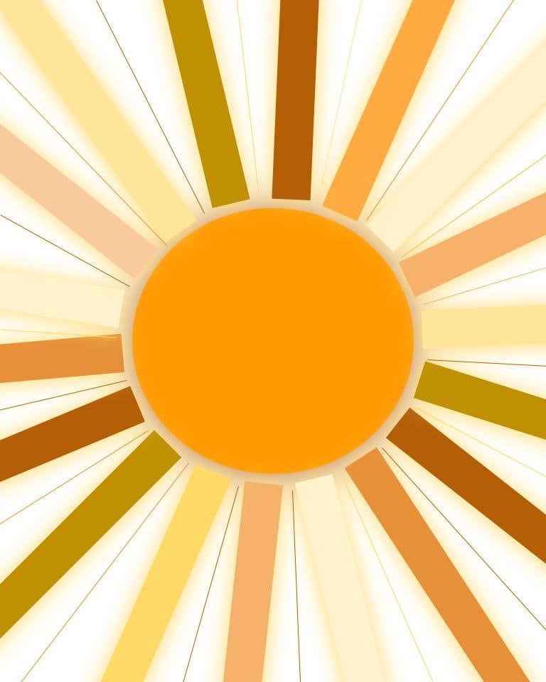 Simple Sunrise Digital Print Wall Art - Etsy
