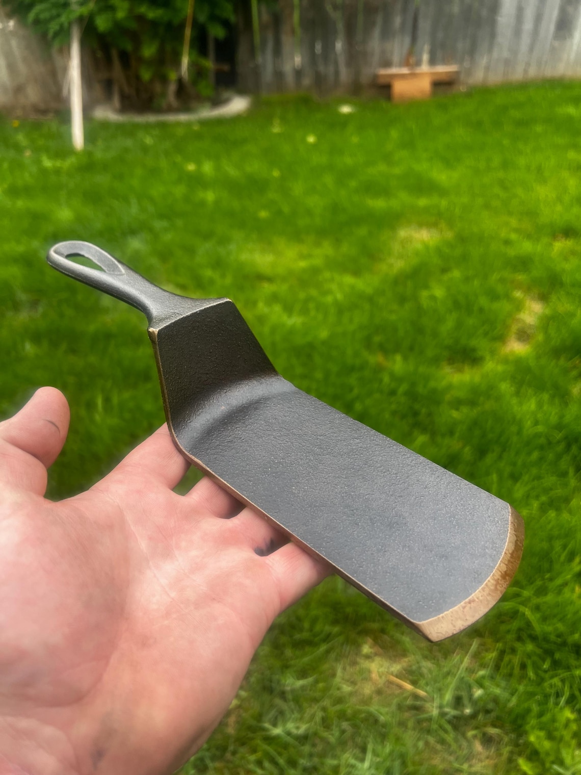 Cast Iron Skillet Spatula - Etsy