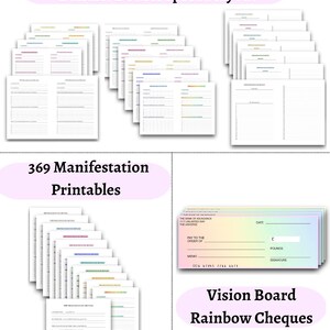 777 Manifestation Method Printable - Selection of Colours - A4, A5, US ...