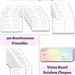 777 Manifestation Method Printable - Selection of Colours - A4, A5, US ...