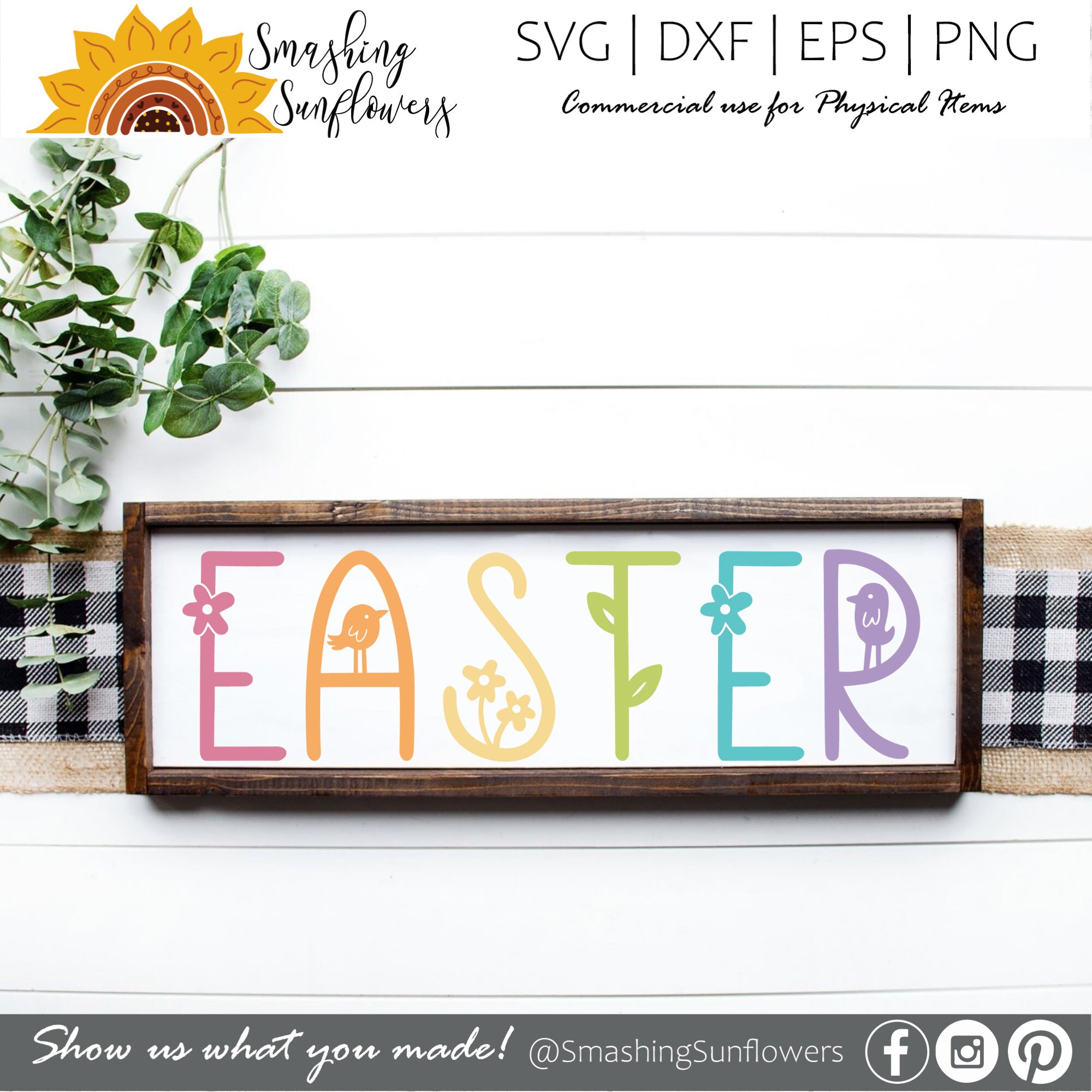 Easter Sign for Door SVG Easter Sign Decor SVG Front Porch - Etsy