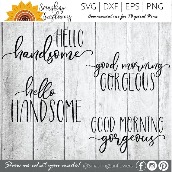 Hola Guapo SVG Buenos días Magnífico SVG amor SVG | Etsy España