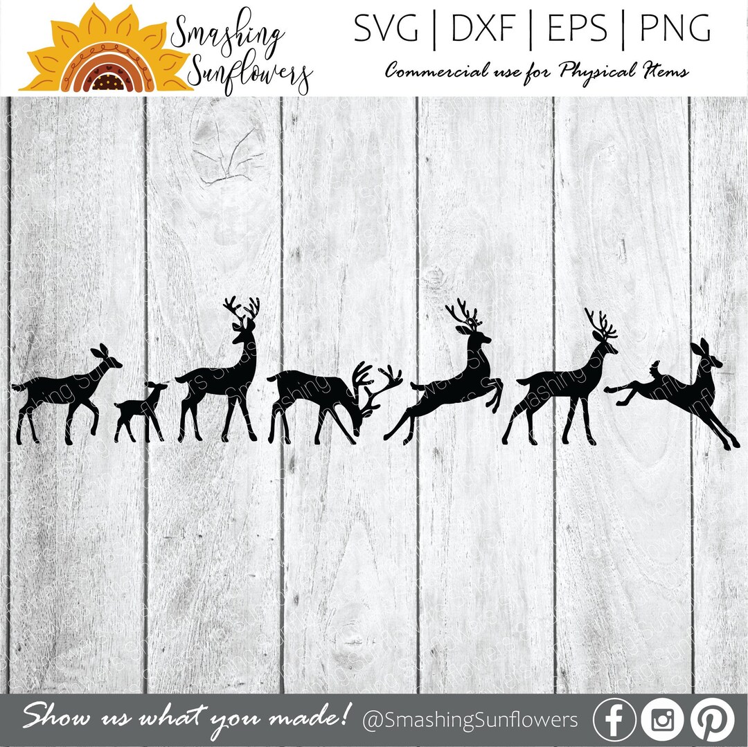 Reno SVG Navidad SVG Reno svg Ciervo SVG Rudolph svg Invierno svg Otoño ...