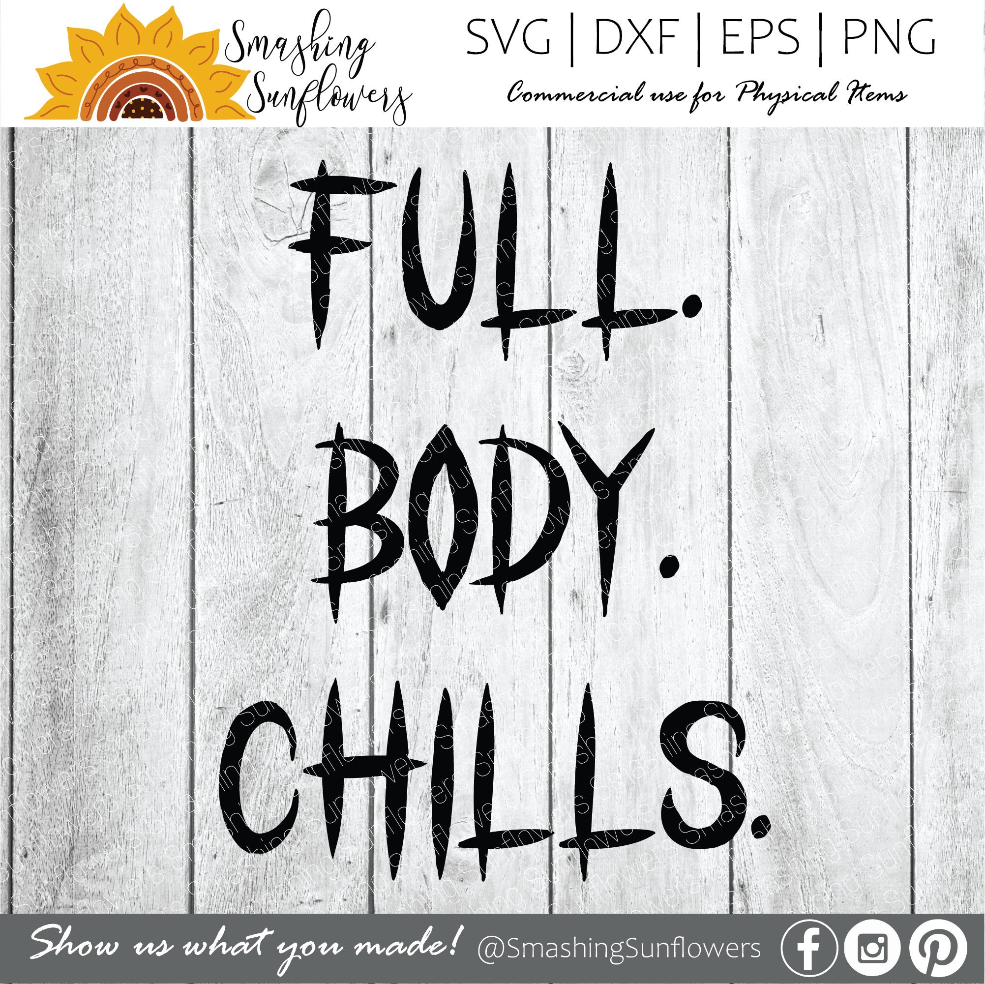 True Crime Junkie SVG Full Body Chills SVG Halloween SVG Podcast Quotes ...