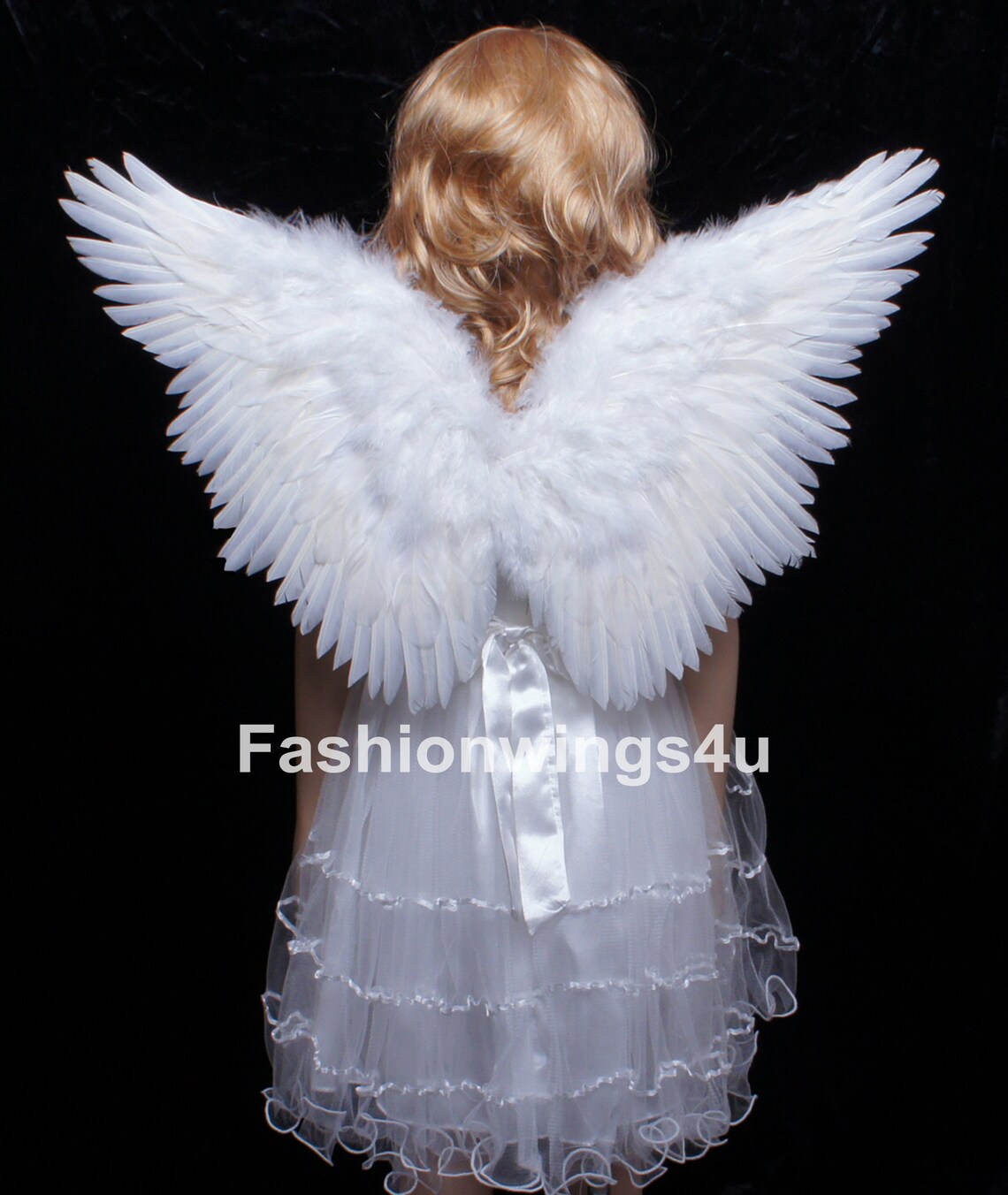 Fashionwings Angel of Fantasy Medium White Feather Angel - Etsy