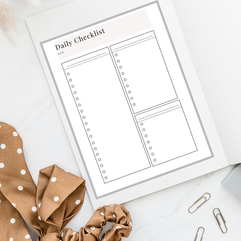 Printable Checklist Template - Etsy
