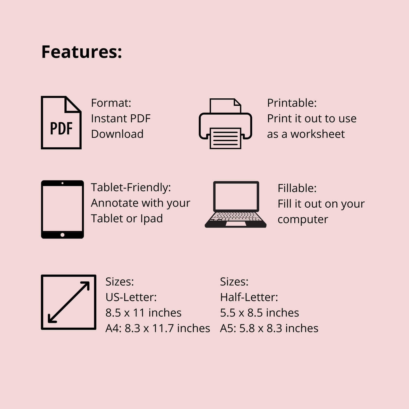 Printable Checklist Template - Etsy