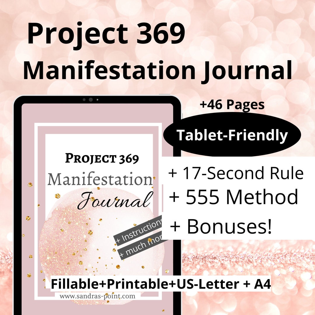 369 Method Manifestation Journal Digital - Etsy