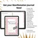Law of Attraction Journal, Digital Wellness Planner, Manifestation ...