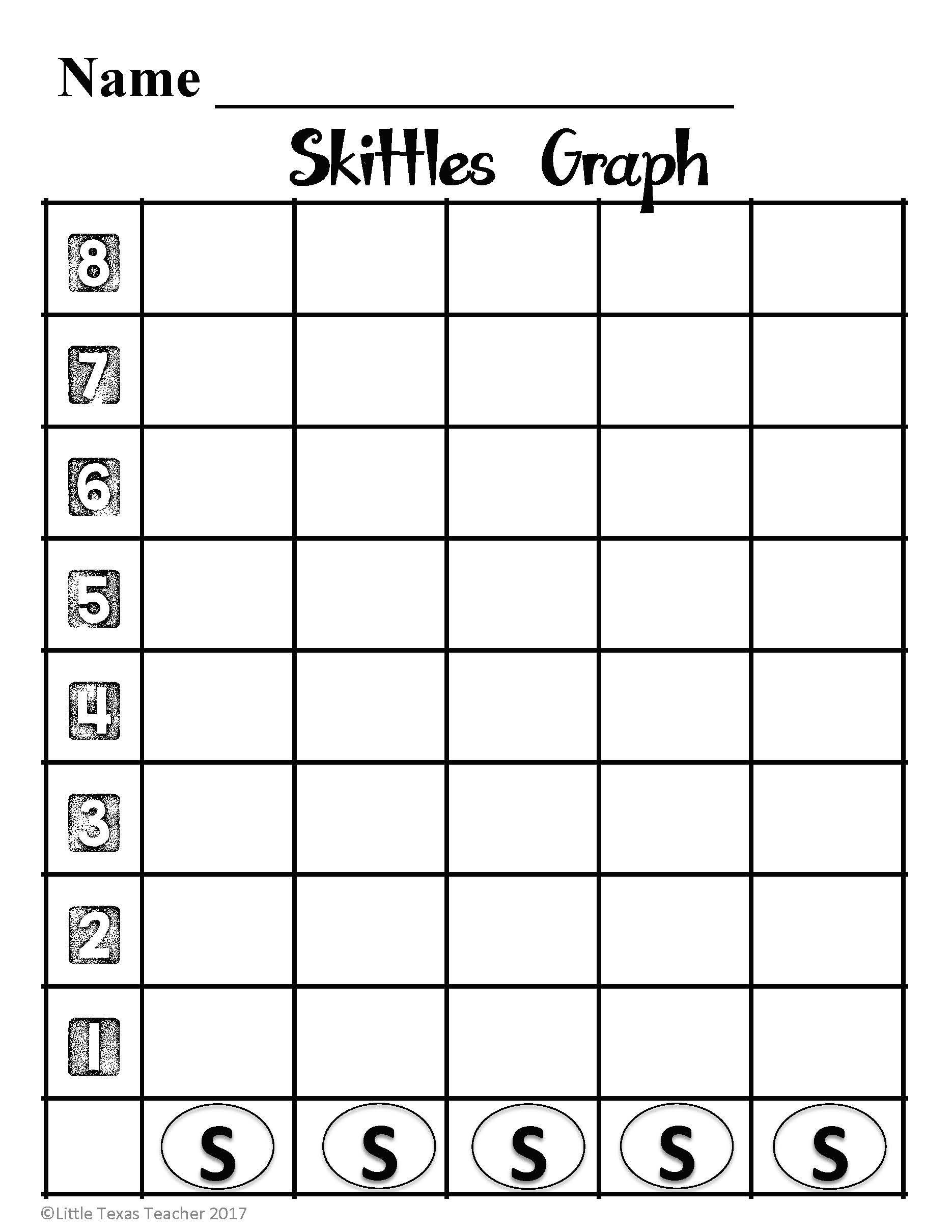 Skittles Graphing Fun - Etsy