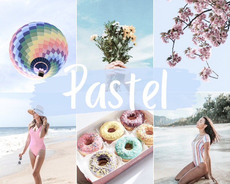 Pastel Preset, Instagram, Influencer, Blogger Filter, Presets, Light ...