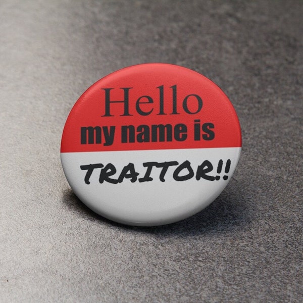 Hello My Name is Badge - Etsy UK