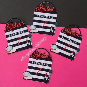 Makeup Bag Cake Topper / Sephora Inspired Bag Cake Topper / Makeup ...