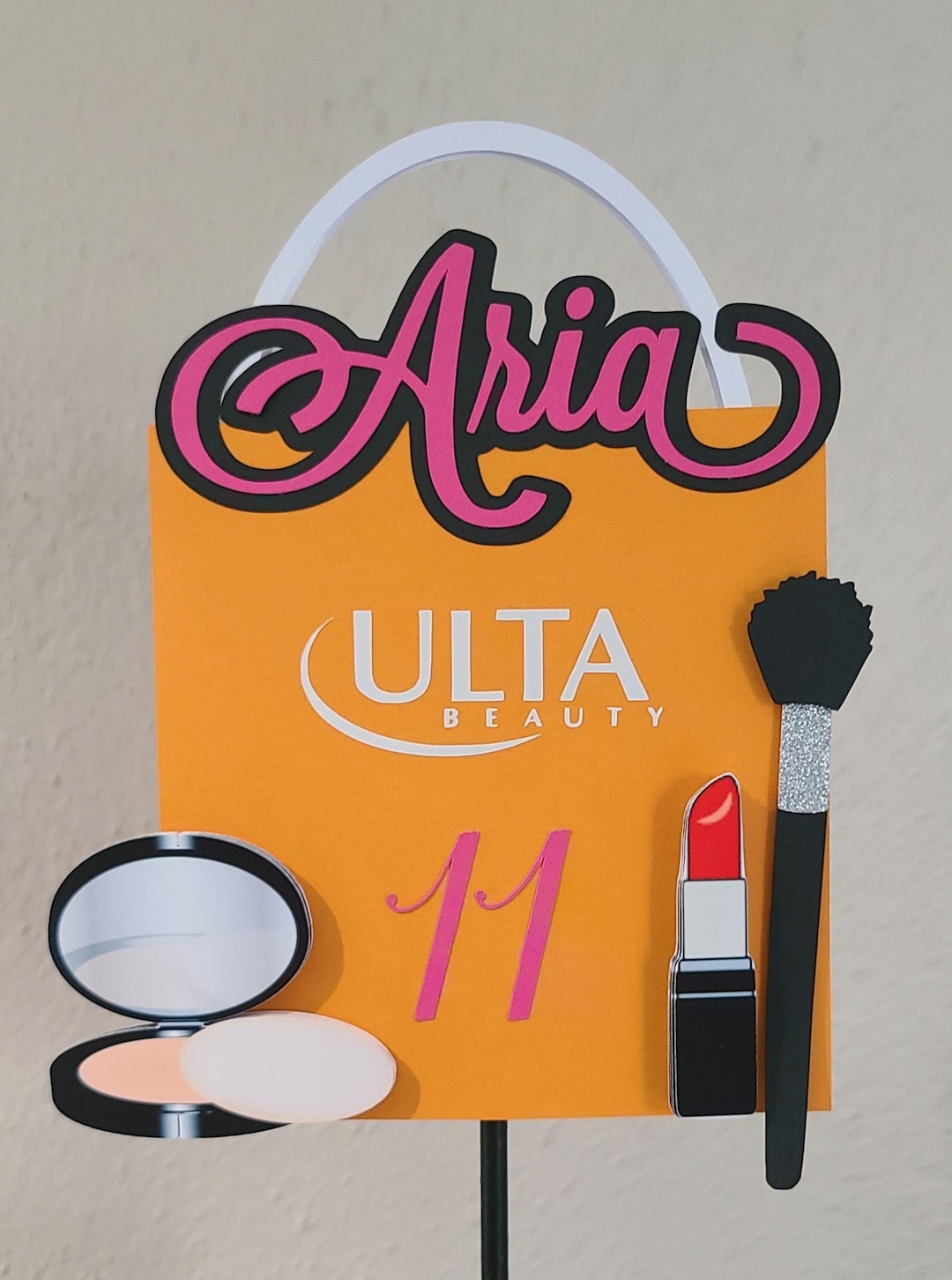 Orange Makeup Bag Cake Topper / Ulta Inspired Cake Topper - Etsy