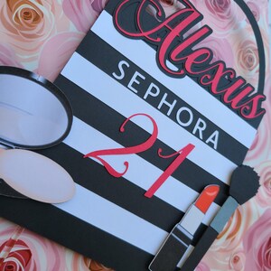 Makeup Bag Cake Topper / Sephora Inspired Bag Cake Topper / - Etsy