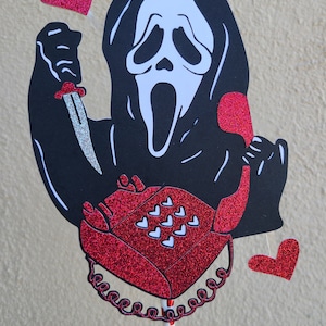 Ghost Face Cake Topper / Scream Cake Topper / Scream Valentine's ...