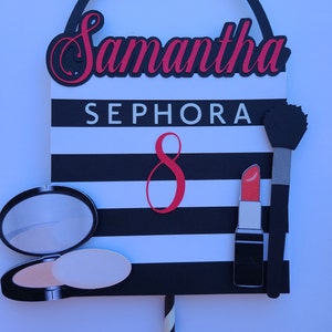 Makeup Bag Cake Topper / Sephora Inspired Bag Cake Topper / - Etsy