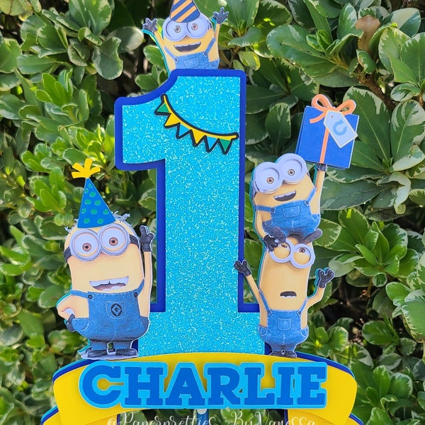 Minion Cake Topper - Etsy