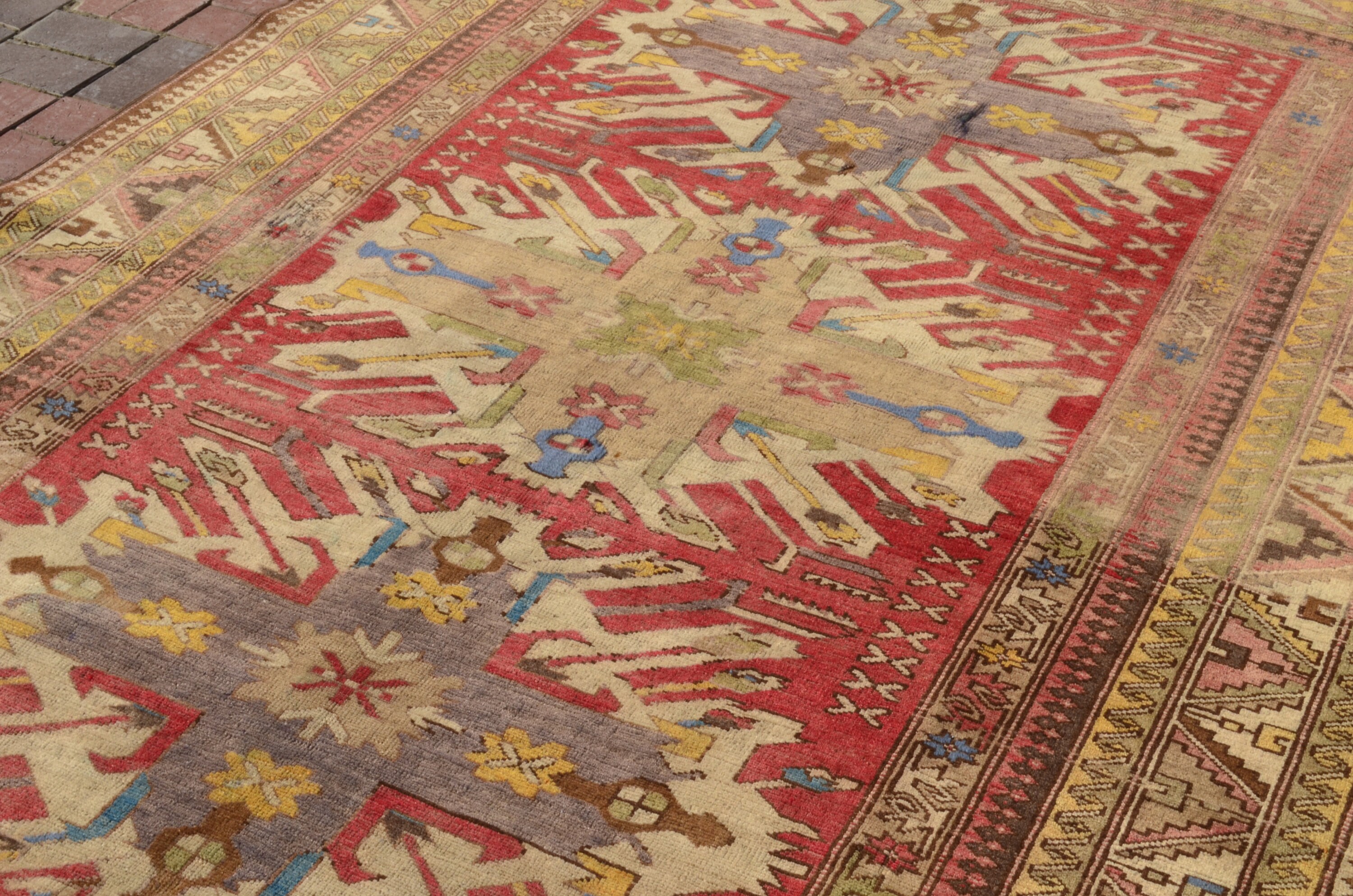 Salon Rug, Organic Rug, Livingroom Rug, Vintage Rug, Old Carpet, Large ...