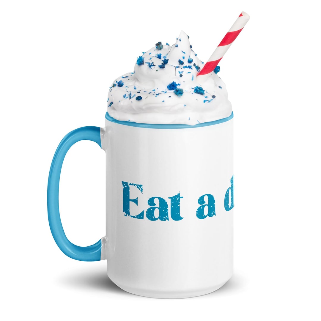 Eat a Duck Pam - Mug With Color Inside - Etsy