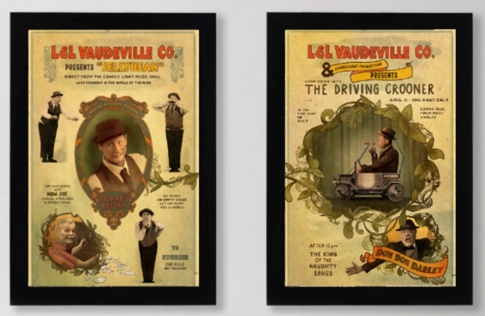 The Driving Crooner - I Think You Should Leave - Vaudeville Poster - Etsy