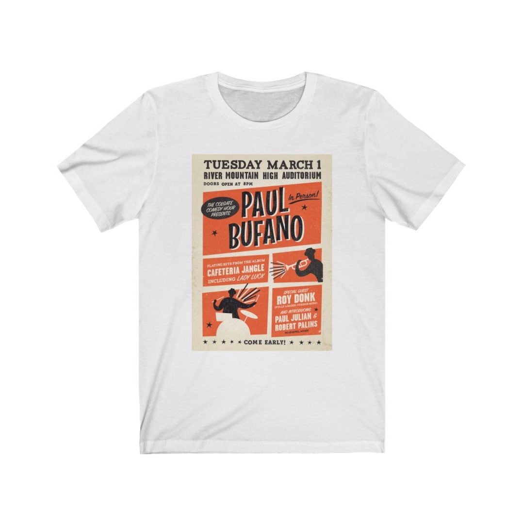 Paul Bufano Vintage Jazz Poster T-shirt - I Think You Should Leave - Etsy