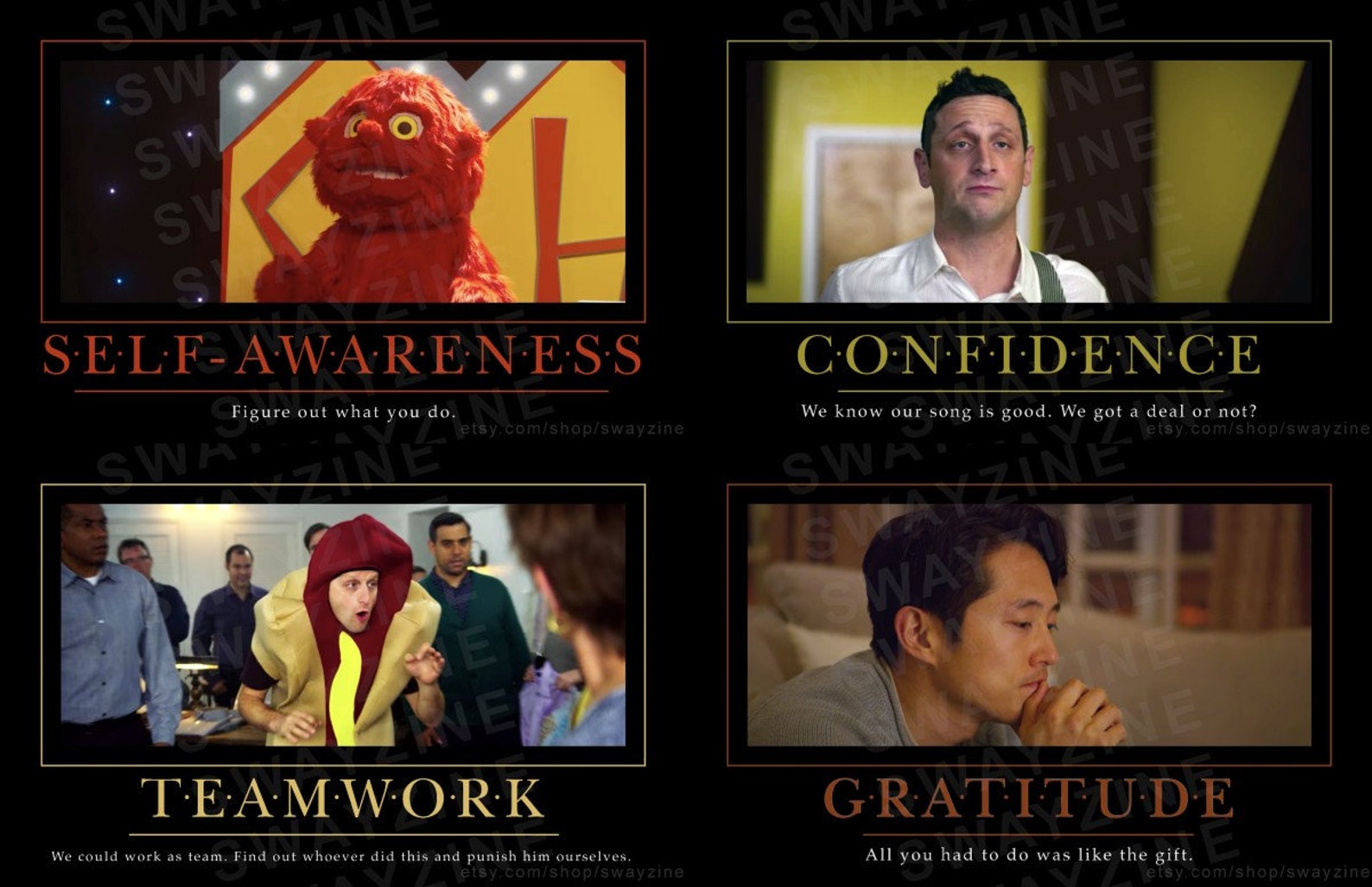 ITYSL Motivational Poster Bundle 2 4 Posters - Etsy