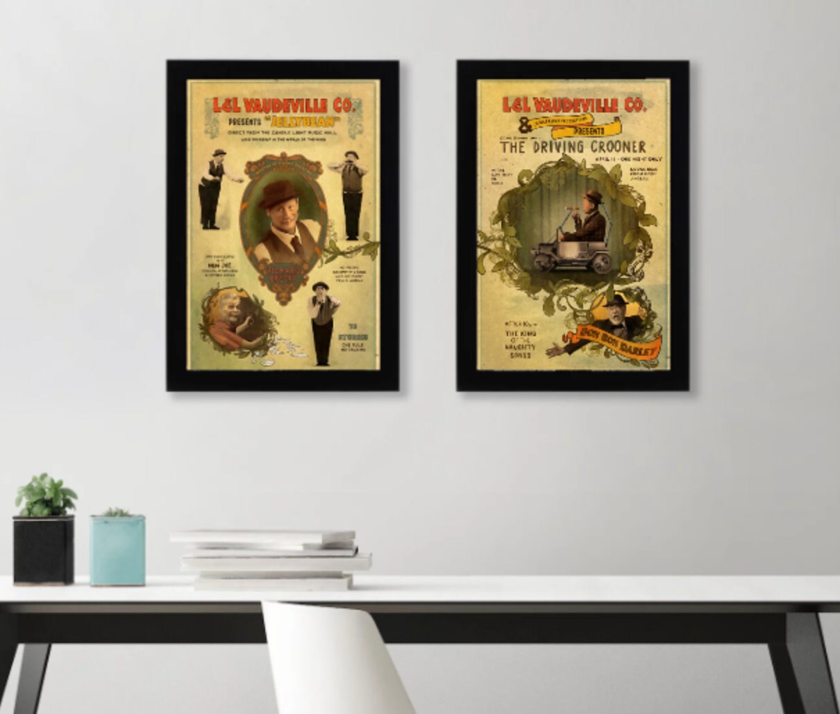The Driving Crooner - I Think You Should Leave - Vaudeville Poster - Etsy