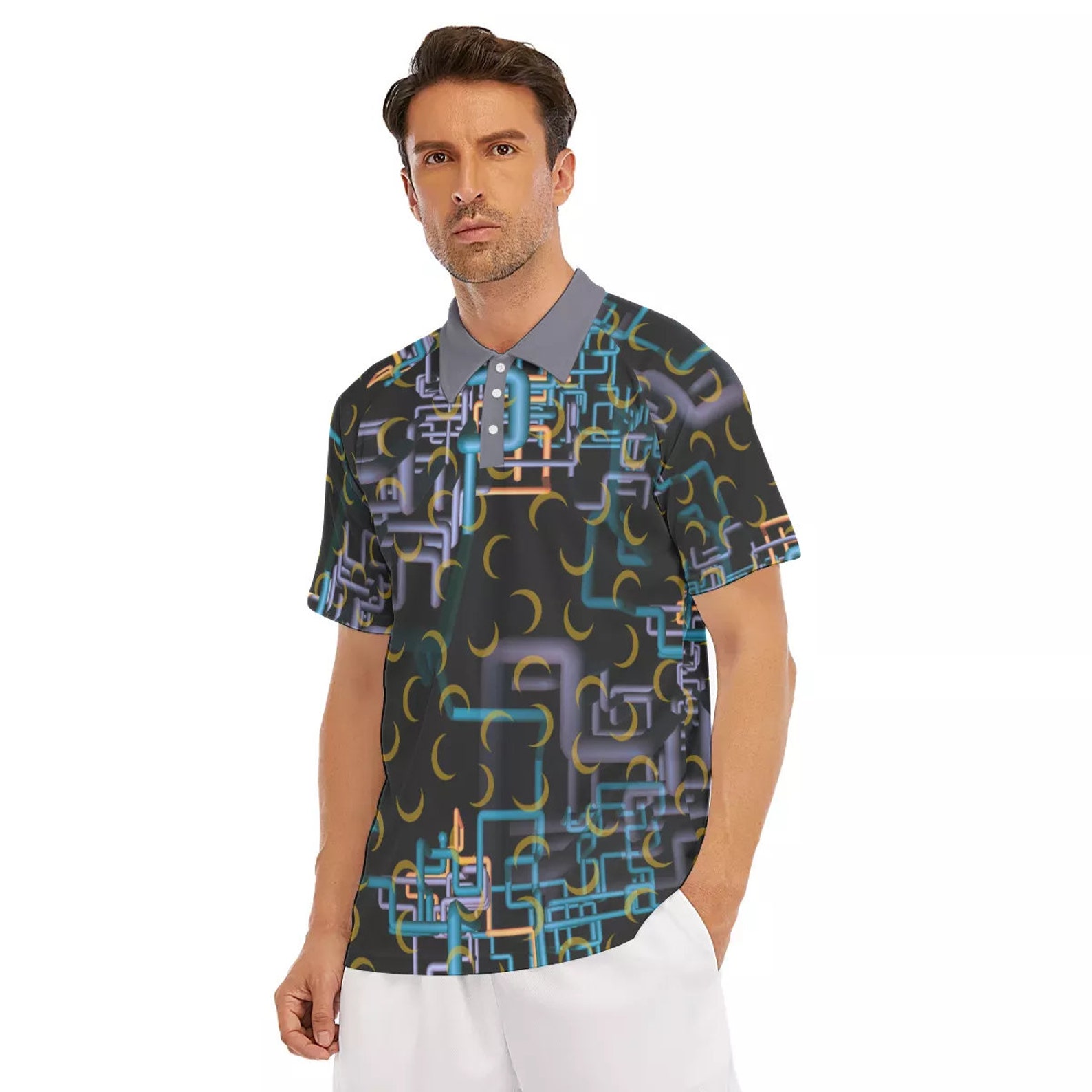 Dan Flashes Shirt - Short Sleeve Polo - Dan Flashes Shirt From I Think ...
