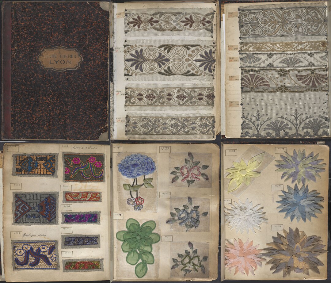 Sample Book of Trims, French Language, Published 1908 - Etsy