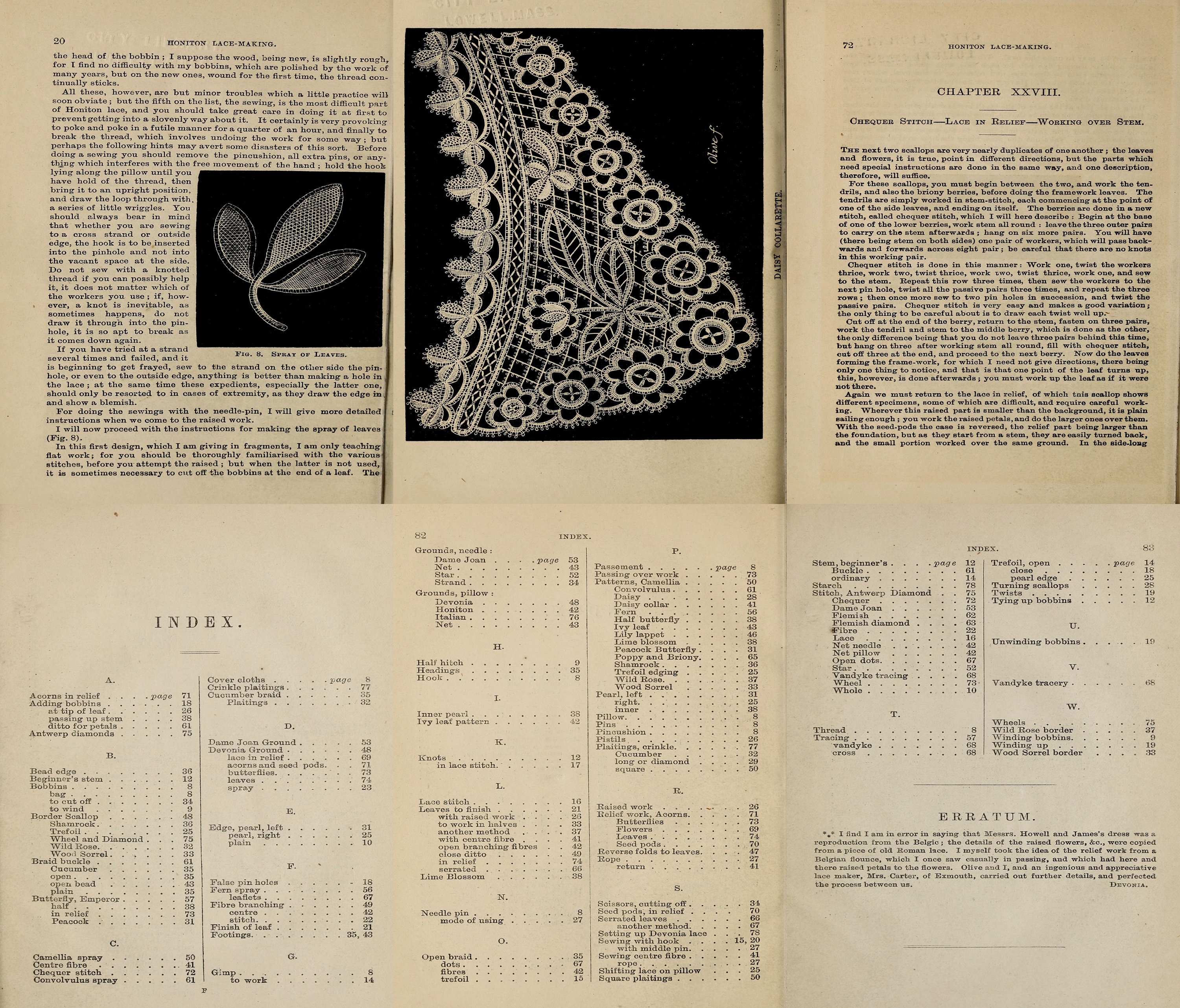 The Honiton Lace Book, 1875, Vintage Handicraft Ebook, PDF - Etsy