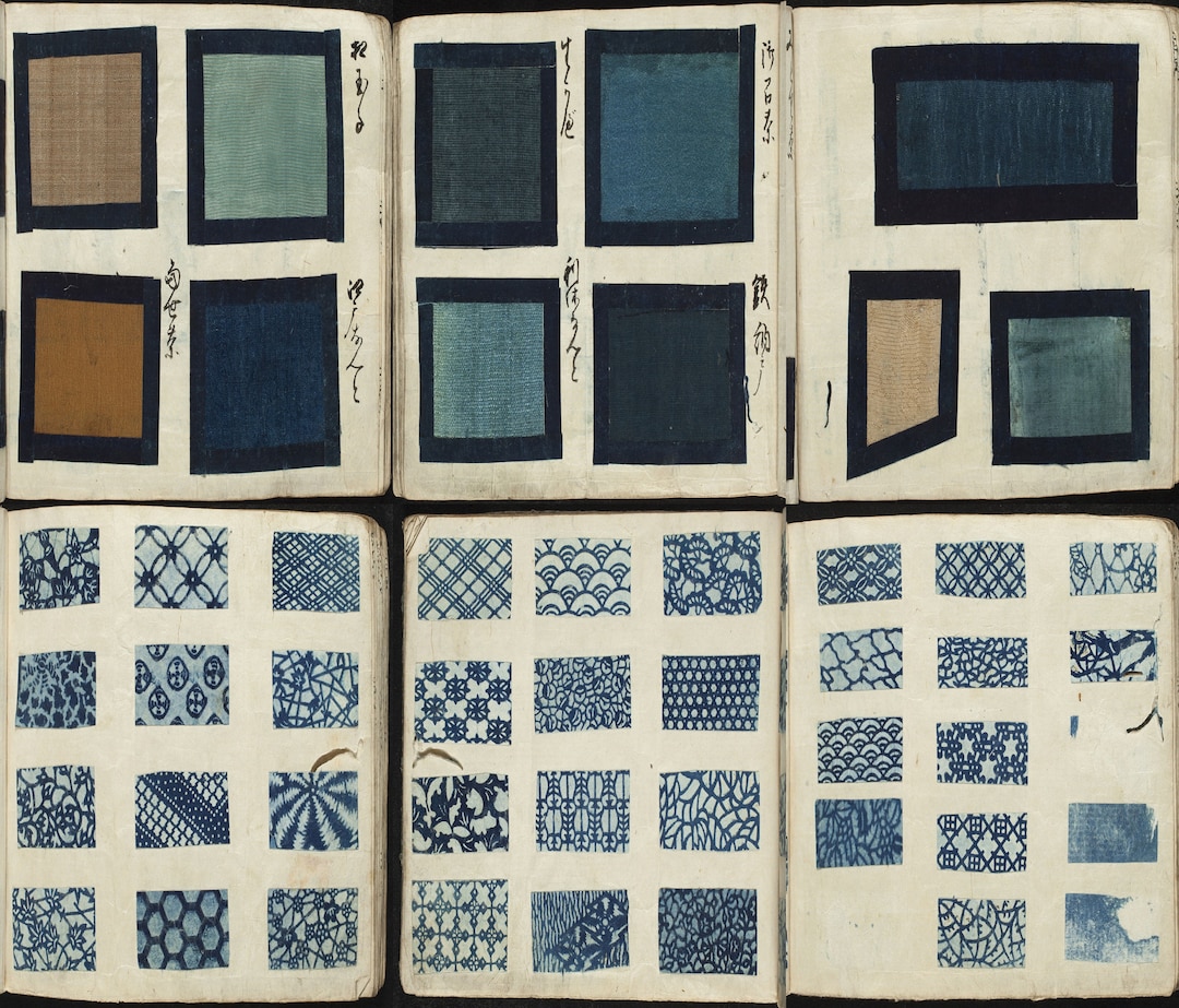 Vintage Japanese Textile Designs – Handicraft Sample Book (PDF) - Etsy