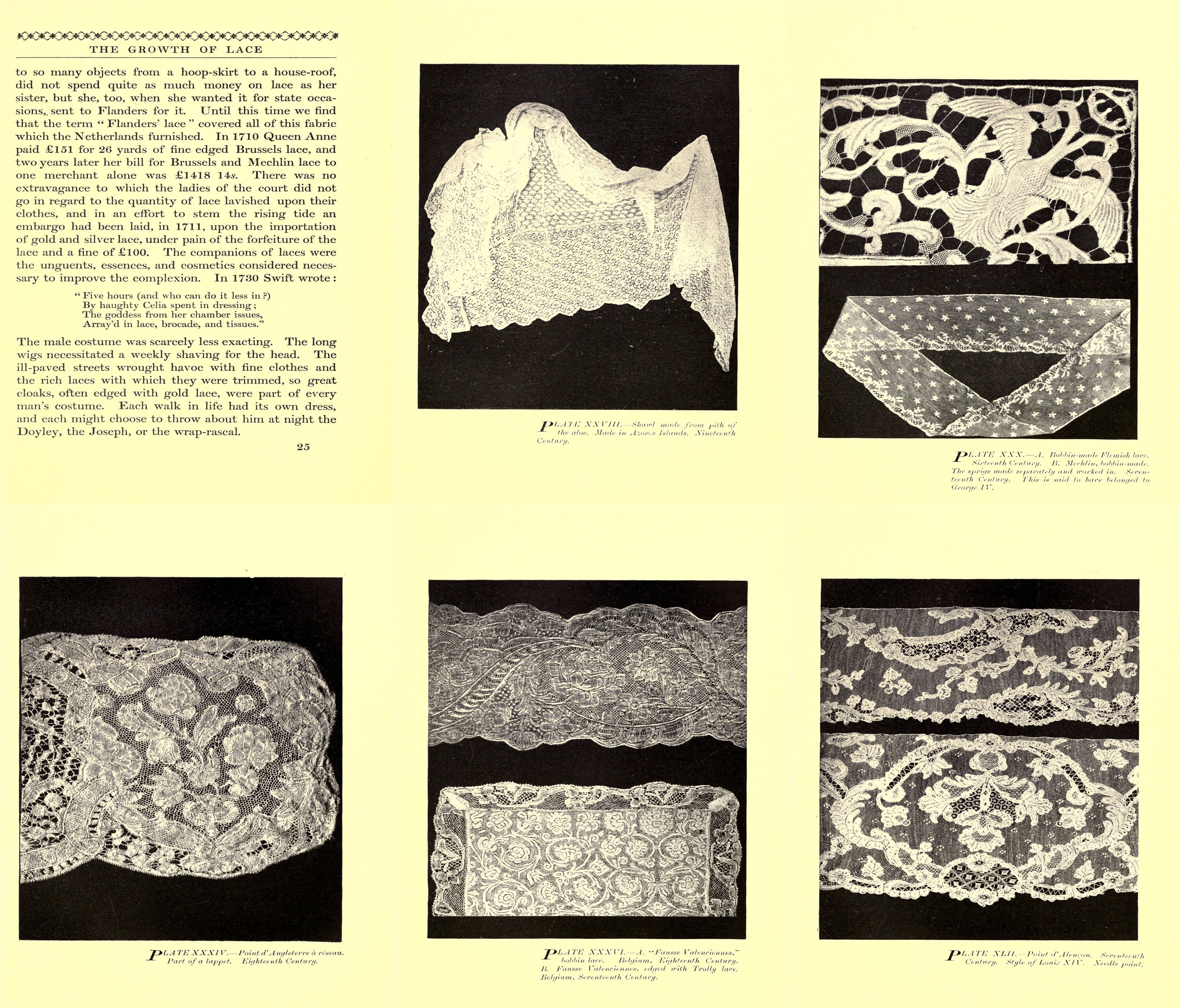 The Lace Book, 1904 - English Lace, Italian Lace, Irish Lace, Spanish ...