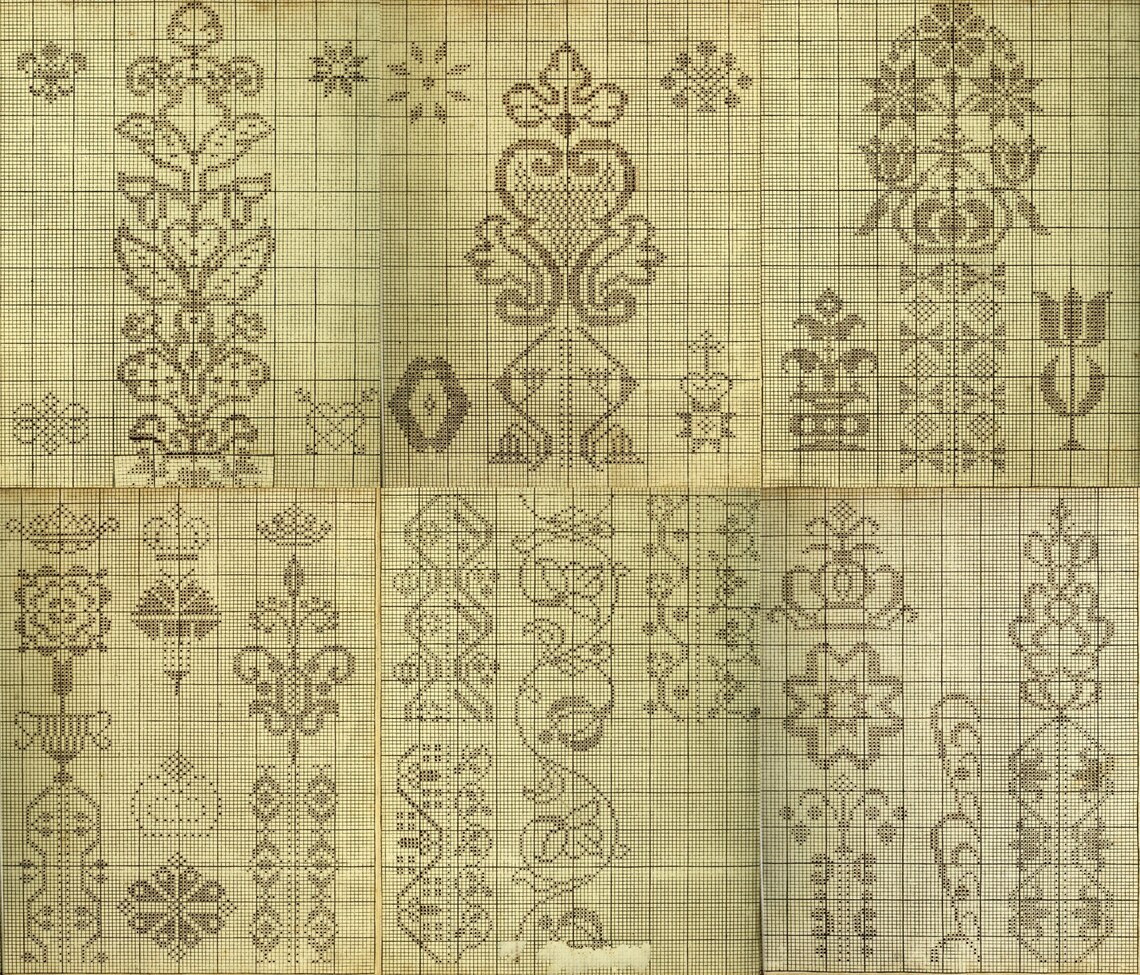 Eighteenth Century Embroidery Patterns - 1730 Vintage Embroidery ...