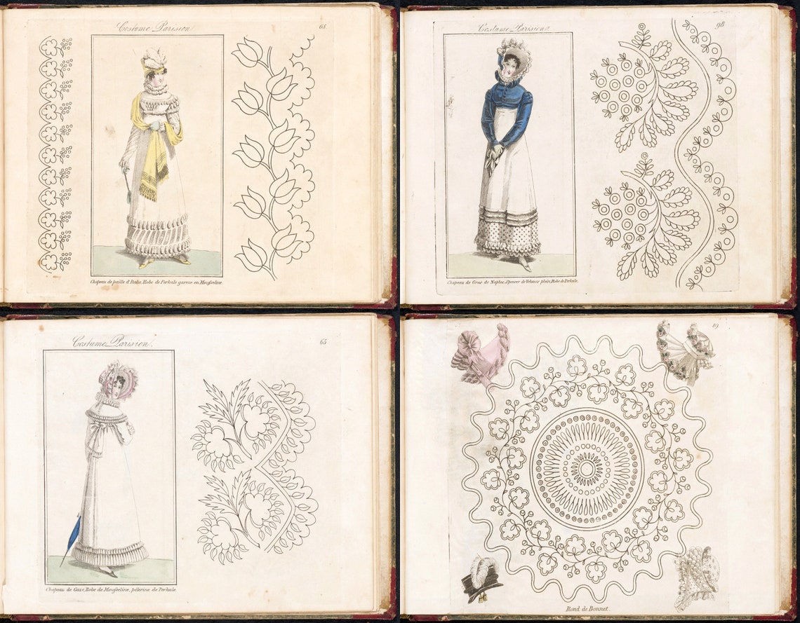 Modes Et Dessins De Broderie : Embroidery Styles and Designs - Vintage ...