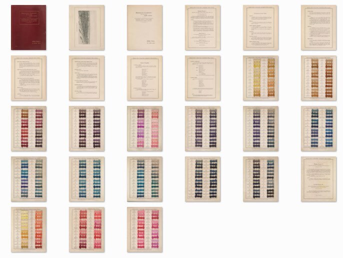 Aniline Colors on Cotton Yarn Sample Book - Dyeing Instructions and 384 ...