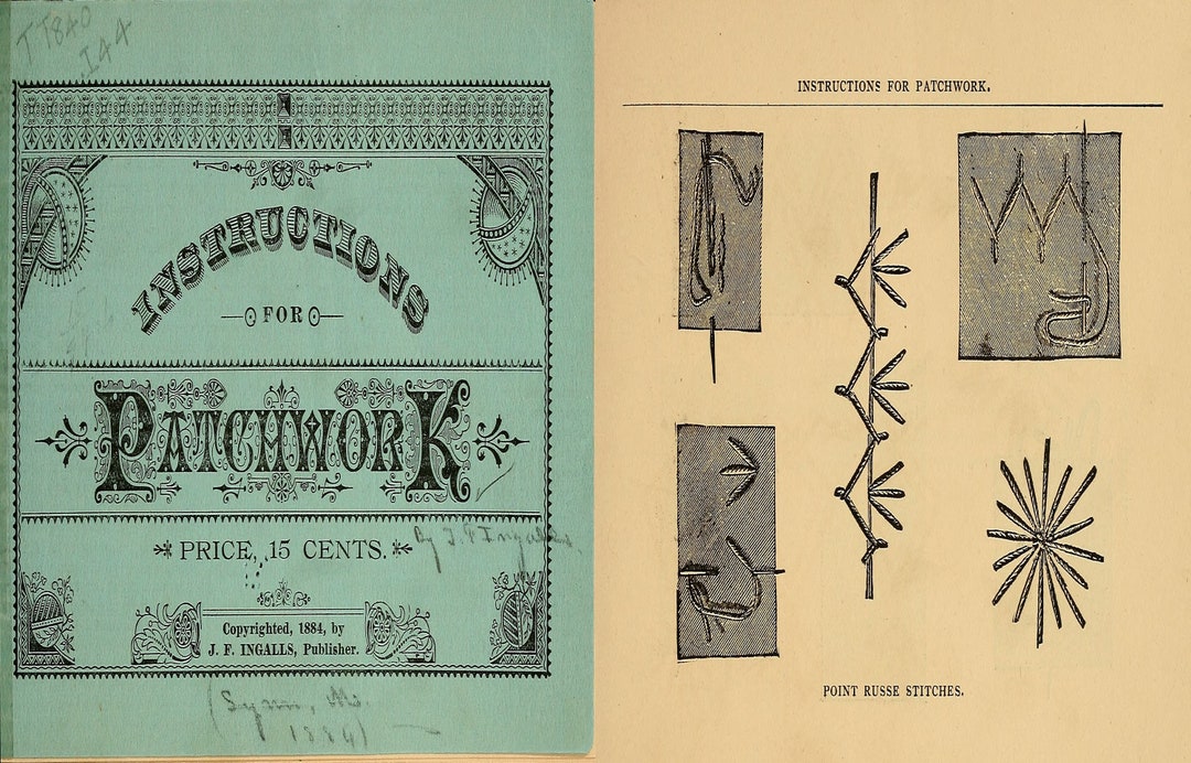 Instructions for Patchwork. A New Book of Patterns and Instructions for ...