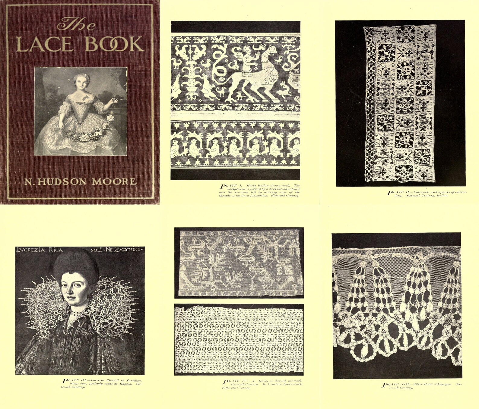 The Lace Book, 1904 - English Lace, Italian Lace, Irish Lace, Spanish ...