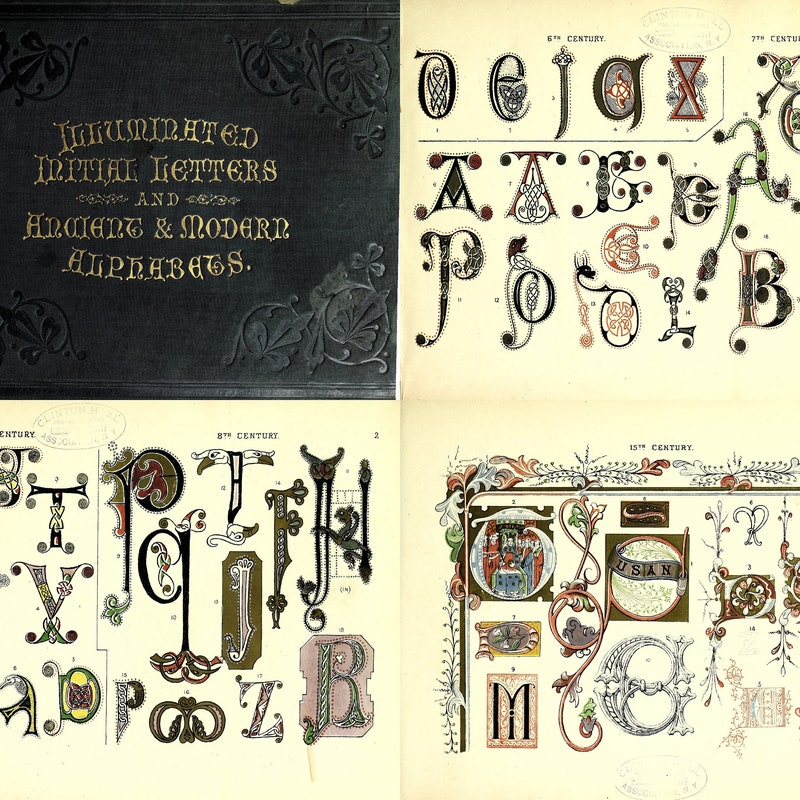 Illuminated Letters - Etsy