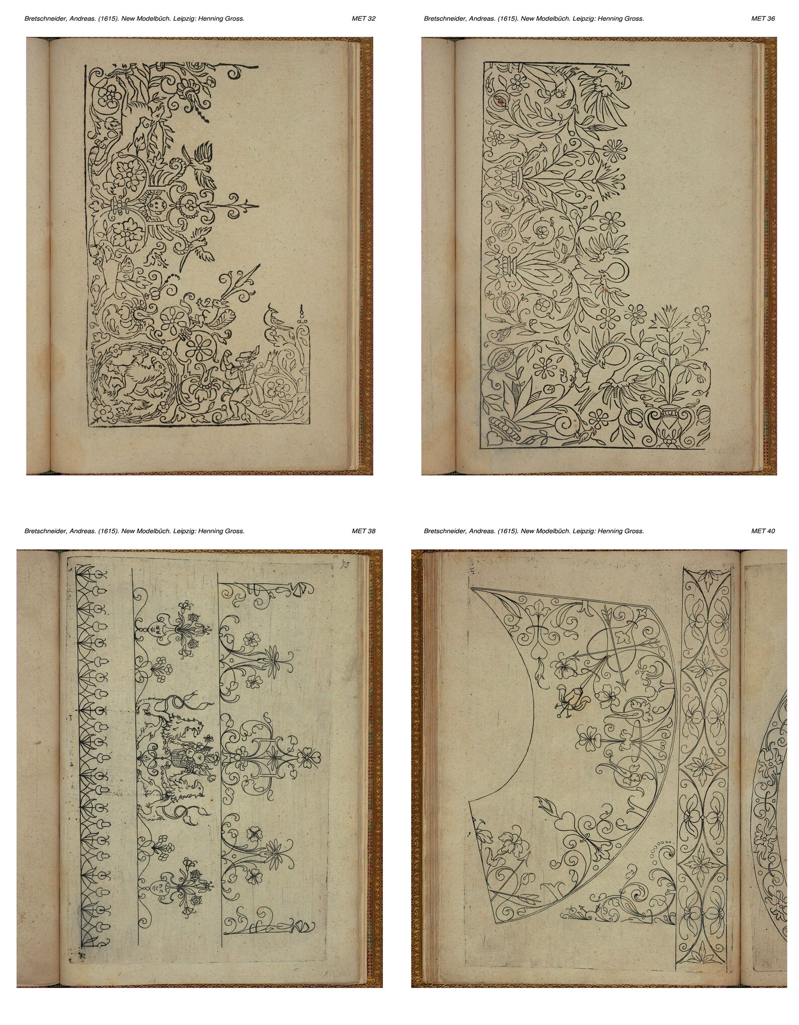 New Modelbüch & Neues Modelbuch . Vintage German Embroidery Design ...