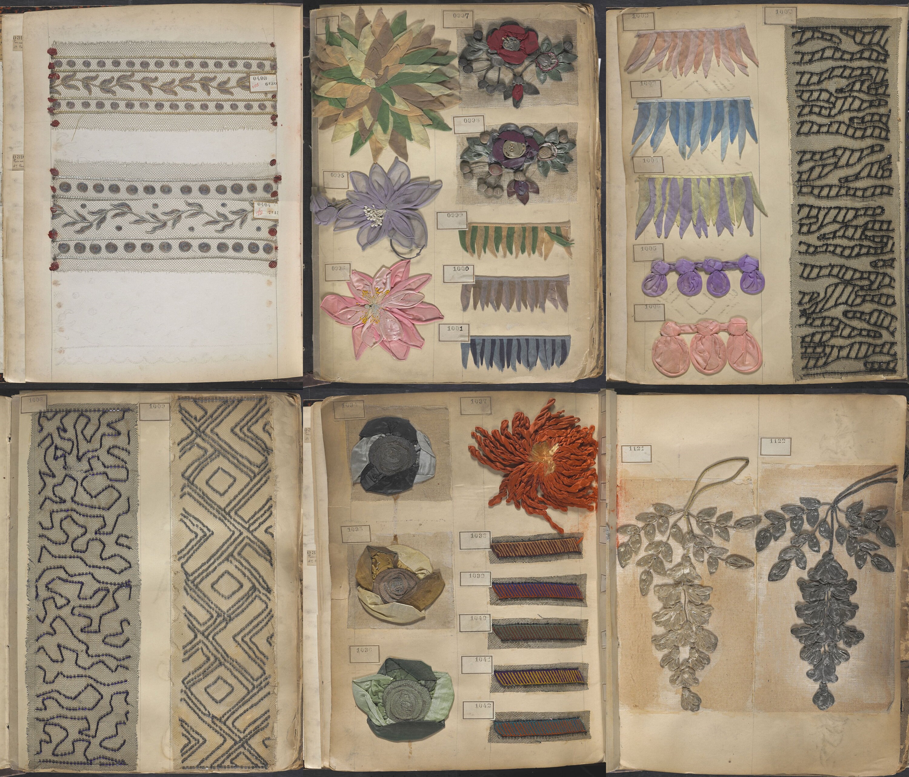 Sample Book of Trims, French Language, Published 1908 - Etsy